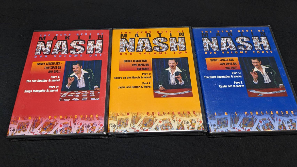 【中古：状態S】Very Best of Martin Nash Vol 1-3 – トザキマジックスクールストア
